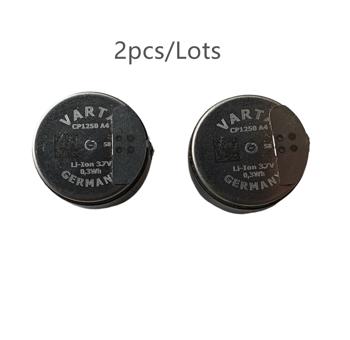2Pcs Varta CP1250 A4 65mAh 1254 Battery and tools for WI-SP600N WF-SP7 ...
