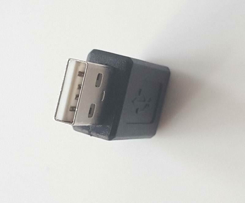 2X Micro USB 2.0 A Male to USB B Female Jack OTG Adapter Standard Conv ...