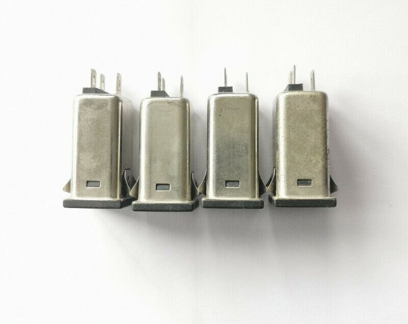 4pcs Delta 115/250V 3A Inlet Socket Panel Mount Power Line EMI Filter ...
